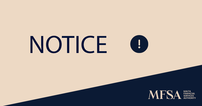 MFSA Notice - CFReserve - Unlicensed Entity - MFSA
