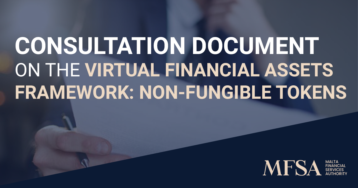 Consultation Document on the Virtual Financial Assets Framework Non ...