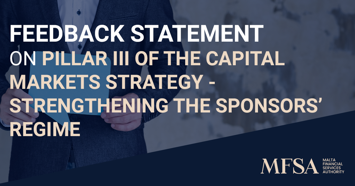 Feedback Statement on Pillar III of the Capital Markets Strategy ...